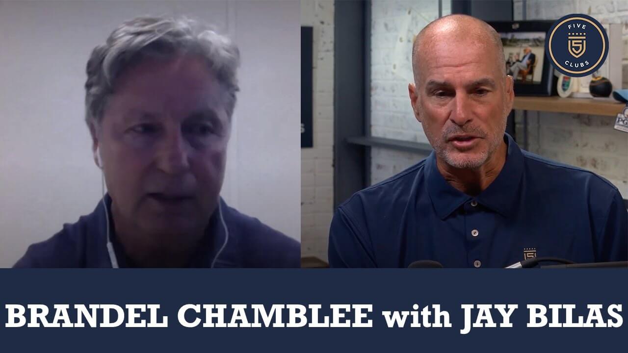 Brandel Chamblee with Jay Bilas - Five Clubs Golf