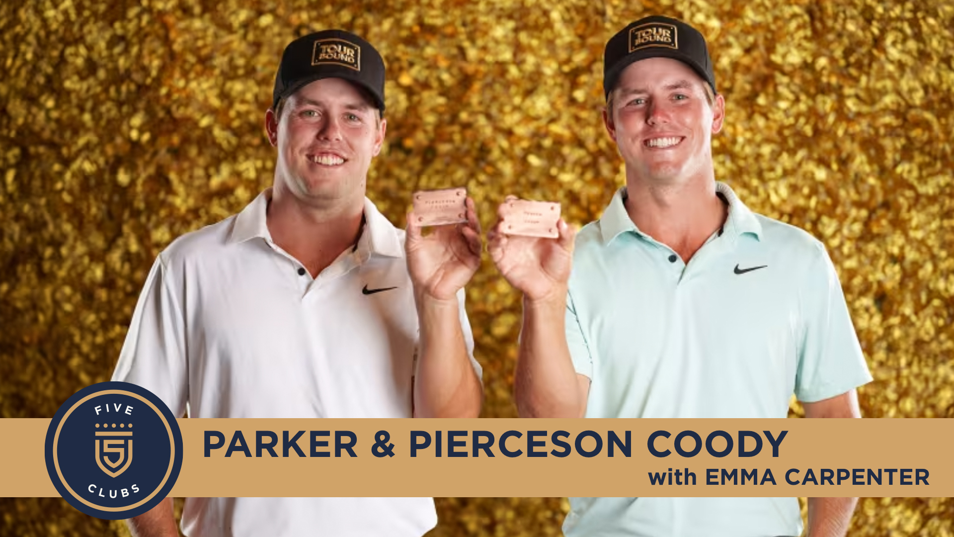 Pierceson & Parker Coody with Emma Carpenter - Five Clubs Golf