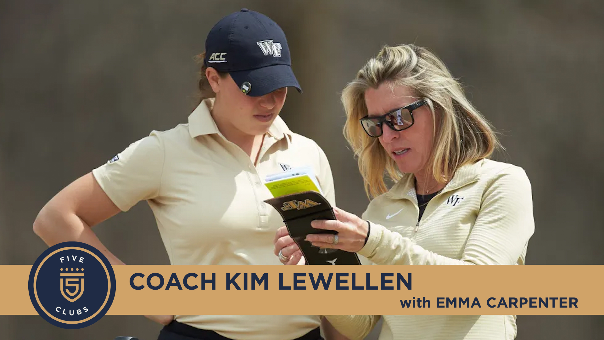 Kim Lewellen (Head Coach - Wake Forest) with Emma Carpenter - Five ...
